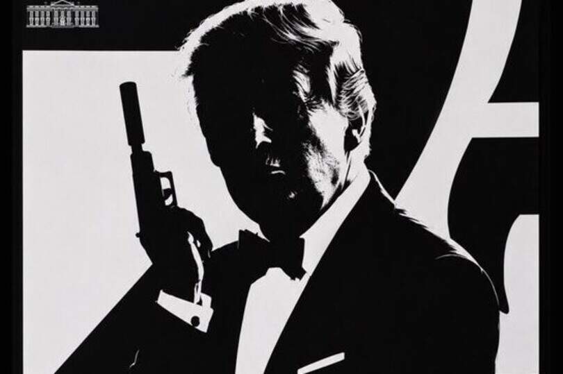 Trump waant zich nu ook al James Bond: Witte Huis deelt foto van ...