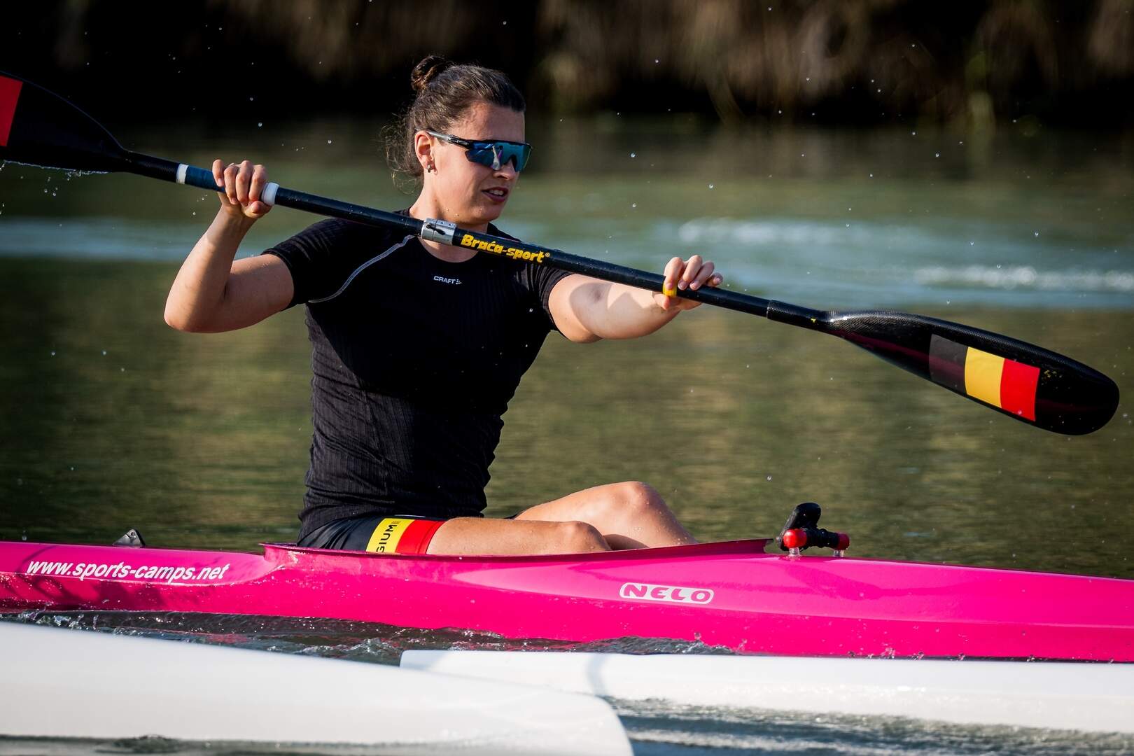 Lize Broekx spaart zich in finale K1 1.000 meter kajak sprint voor K2 ...