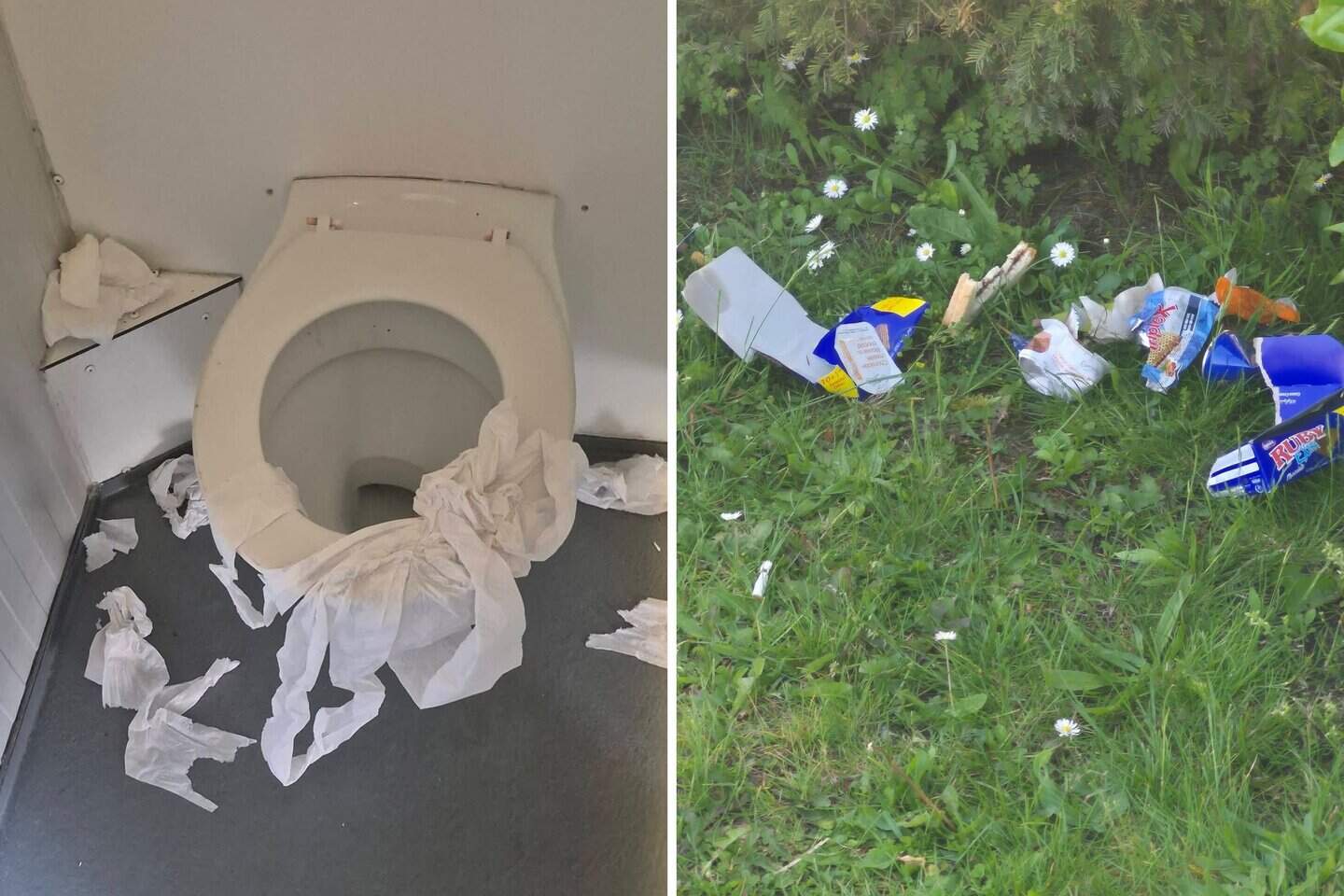 Inklimmers, massa zwerfvuil en moeilijke uittocht: overrompeling in De ...