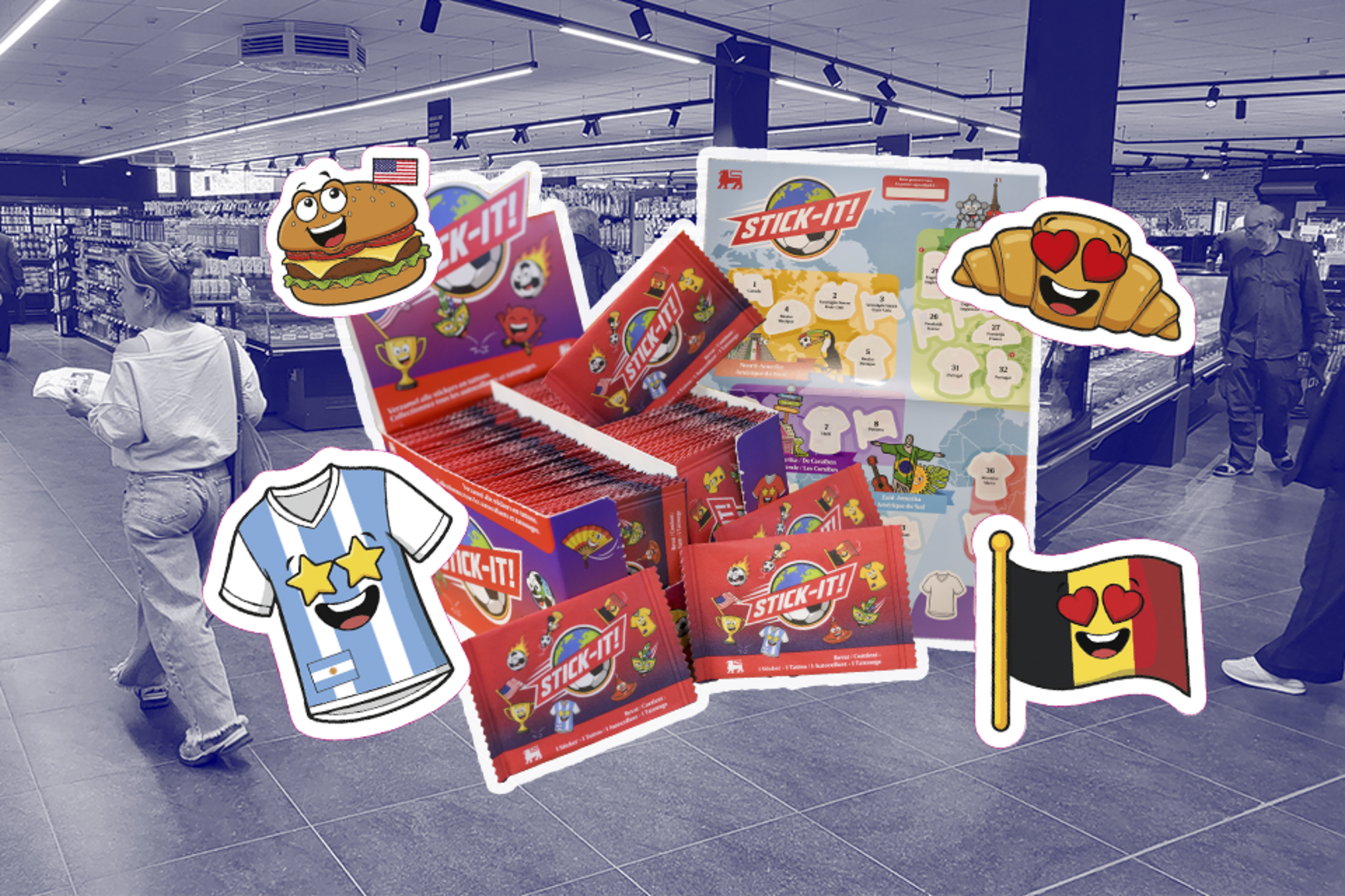 Delhaize lanceert WK-stickeractie, maar mag dat wel? “Ze zoeken het ...
