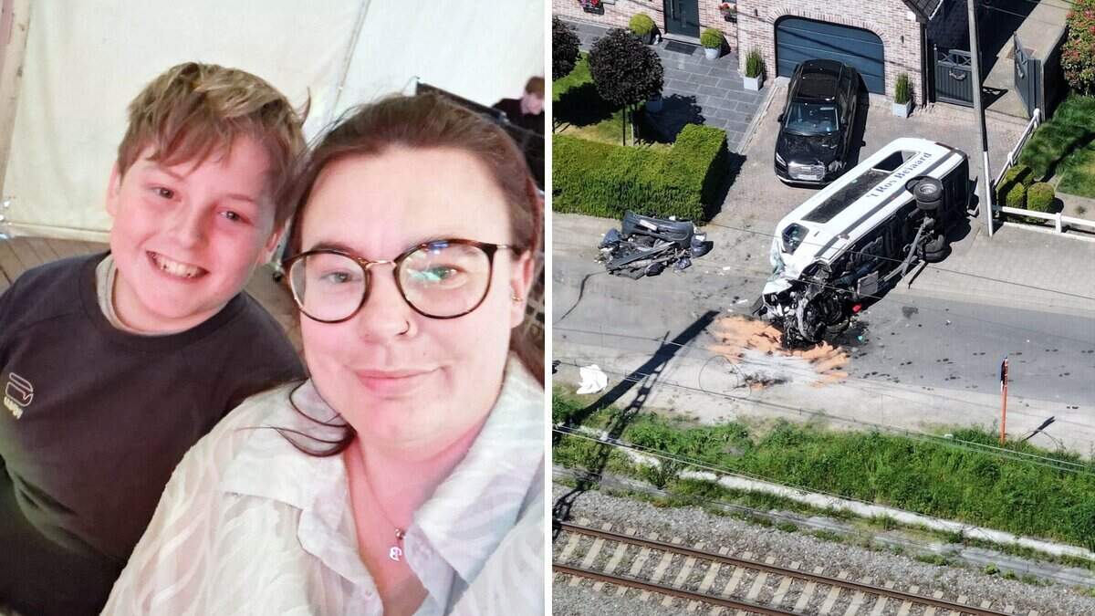 Britt waakt al een week bij het ziekbed van haar zwaargewonde zoon Ian ...