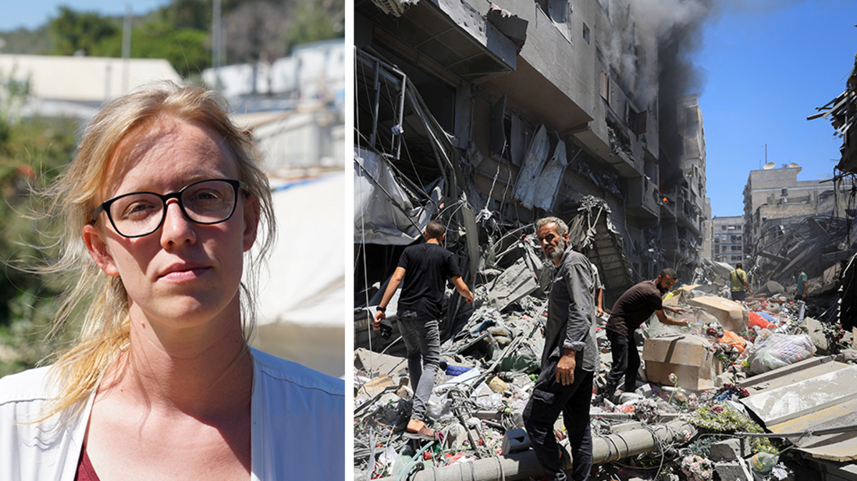 Caroline (39) ziet als hulpverlener de absolute destructie in Gaza ...