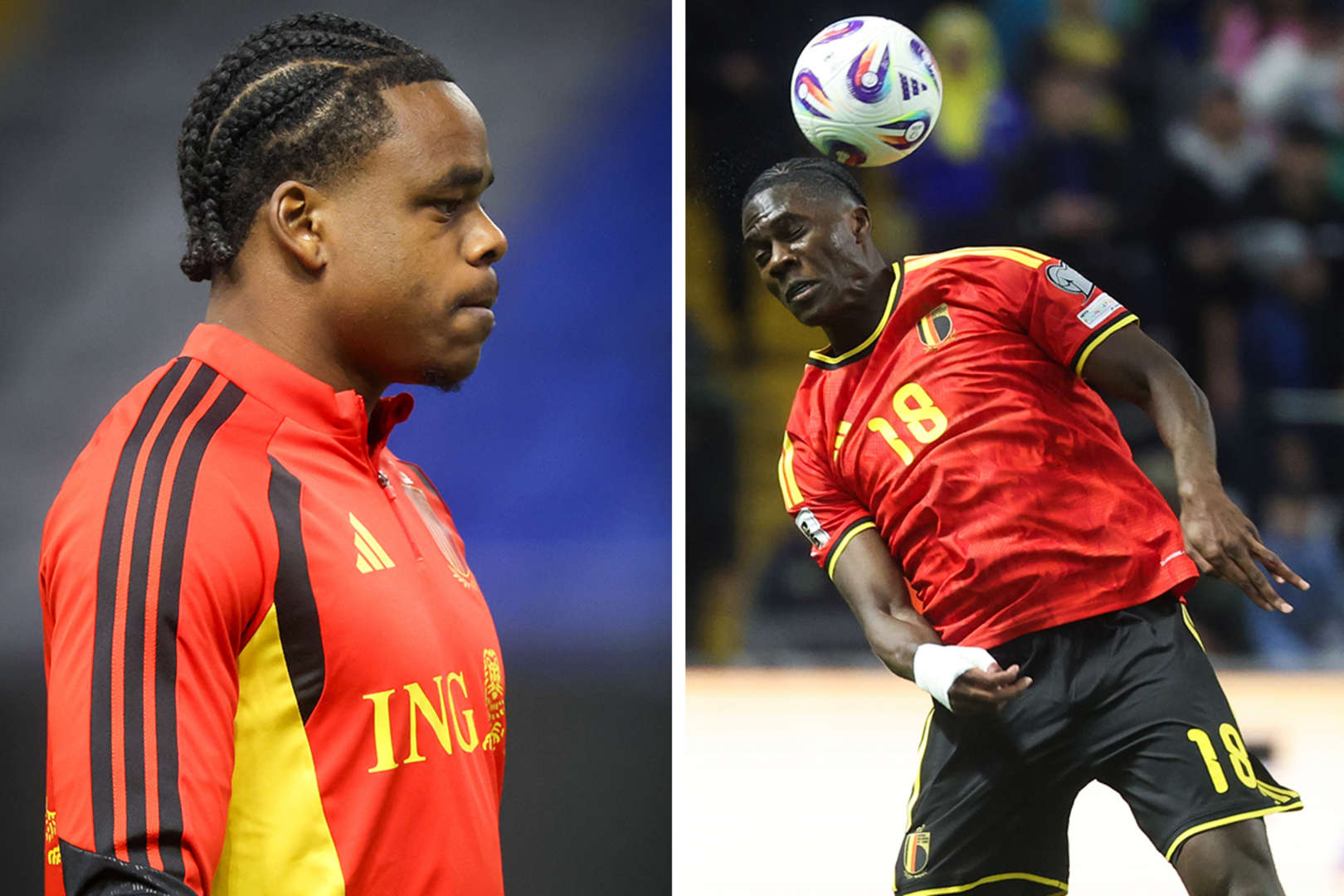 Nathan Ngoy en Amadou Onana verlaten selectie Rode Duivels, verdediger ...