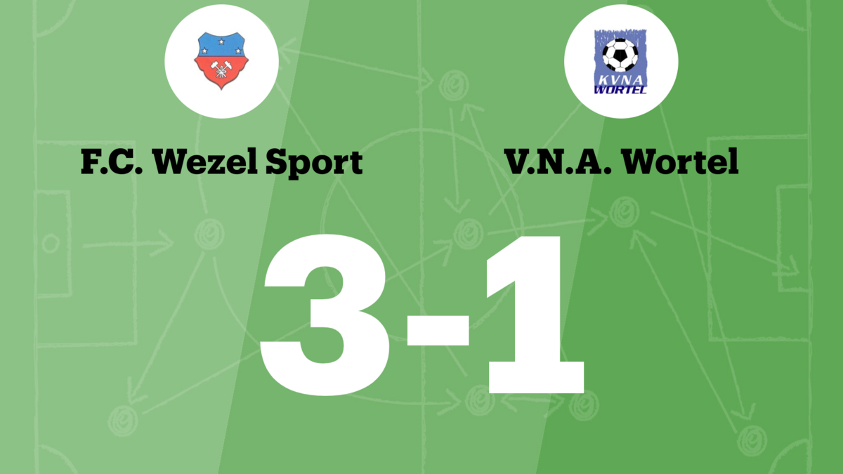 Wezel Sport B wint thuis van Wortel, mede dankzij twee treffers Oris ...