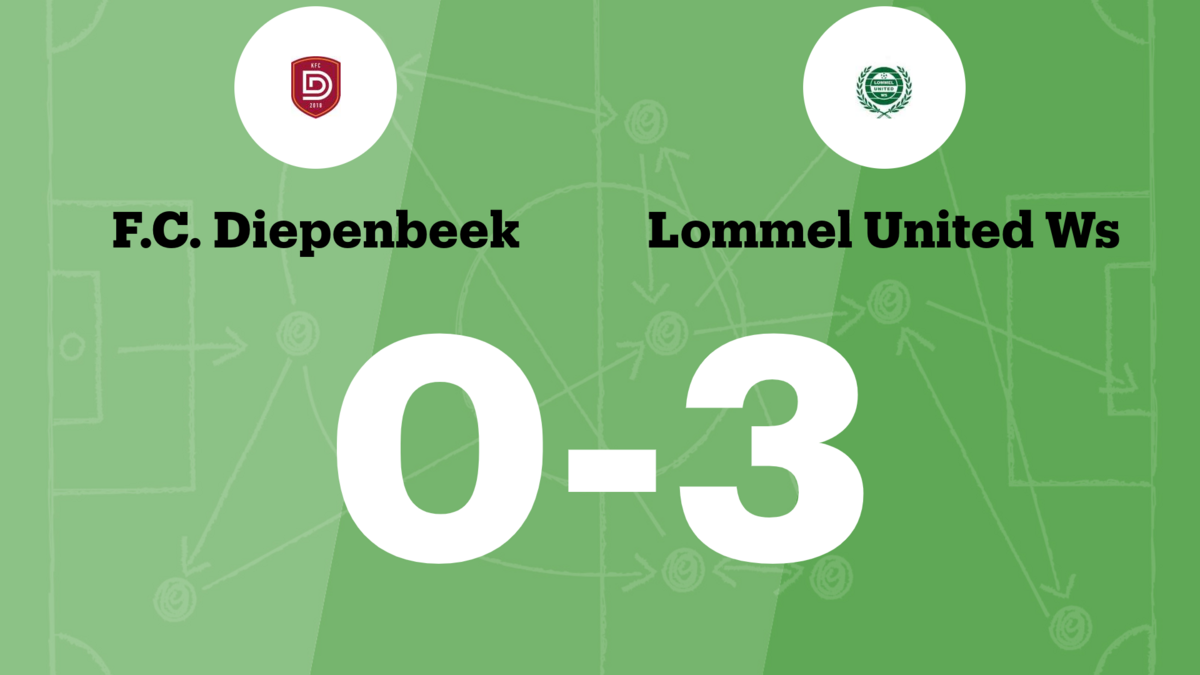 FC Diepenbeek B dieper in de problemen na verlies tegen Lommel United ...