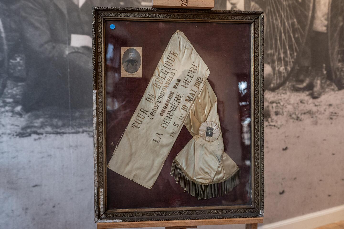 Museum pronkt met zegelint van allereerste Belgische Tourwinnaar Odiel ...