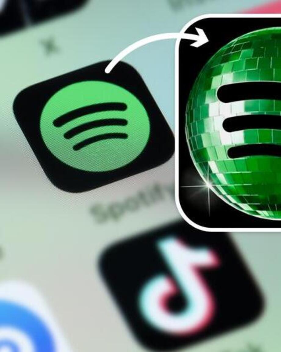 Spotify slaat de (disco)bal mis met tijdelijk nieuw logo | Nieuwsblad