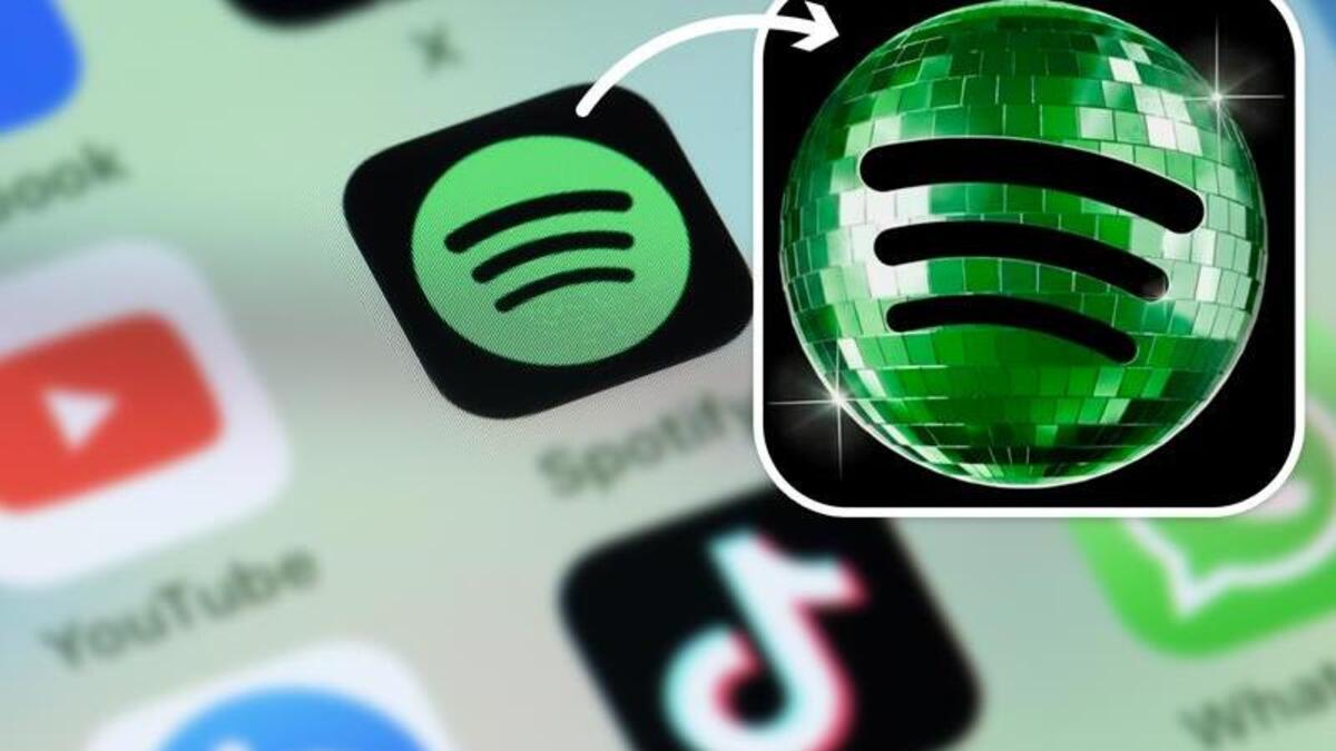 Spotify slaat de (disco)bal mis met tijdelijk nieuw logo | Nieuwsblad