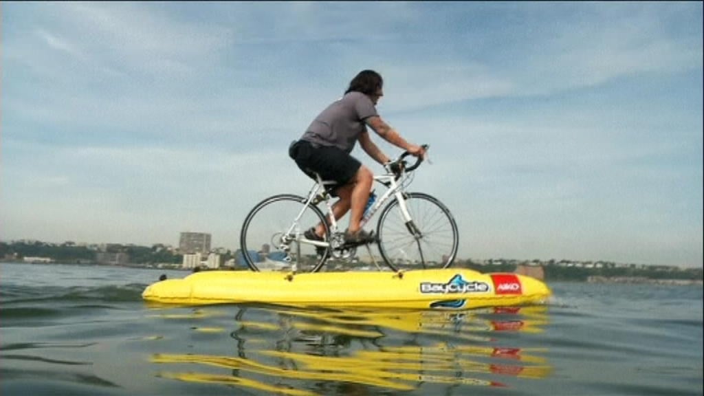 De waterfiets, even evenvoudig als geniaal | Nieuwsblad