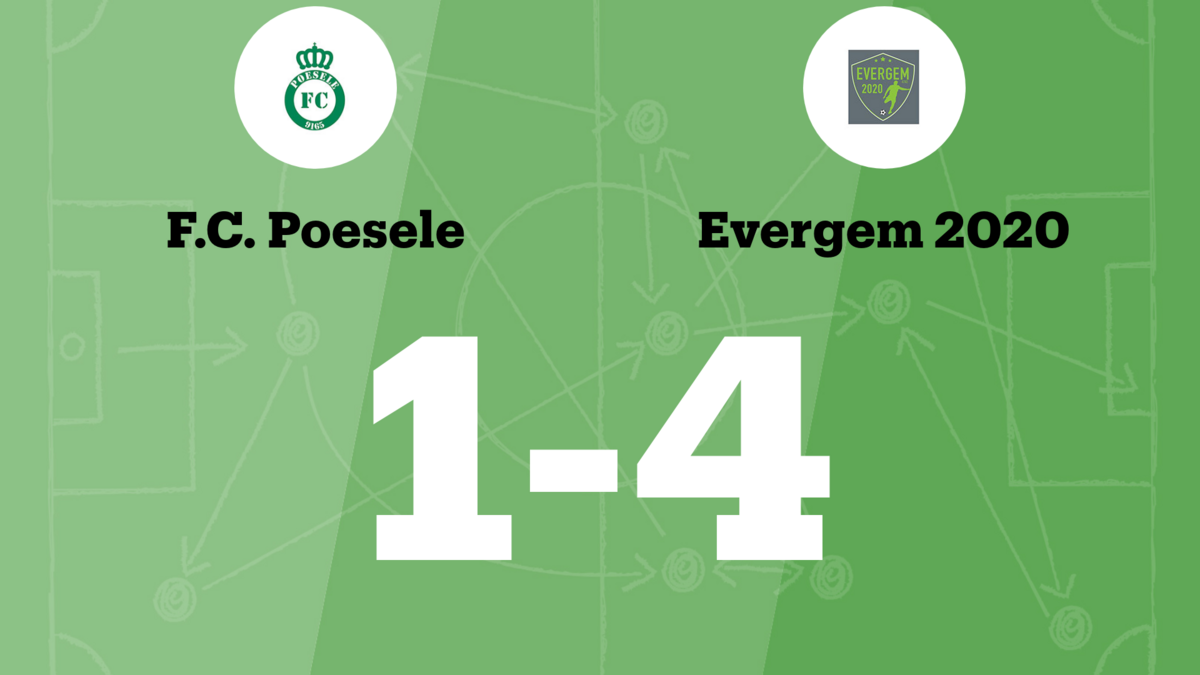 Evergem 2020 wint sensationeel duel met FC Poesele | Nieuwsblad