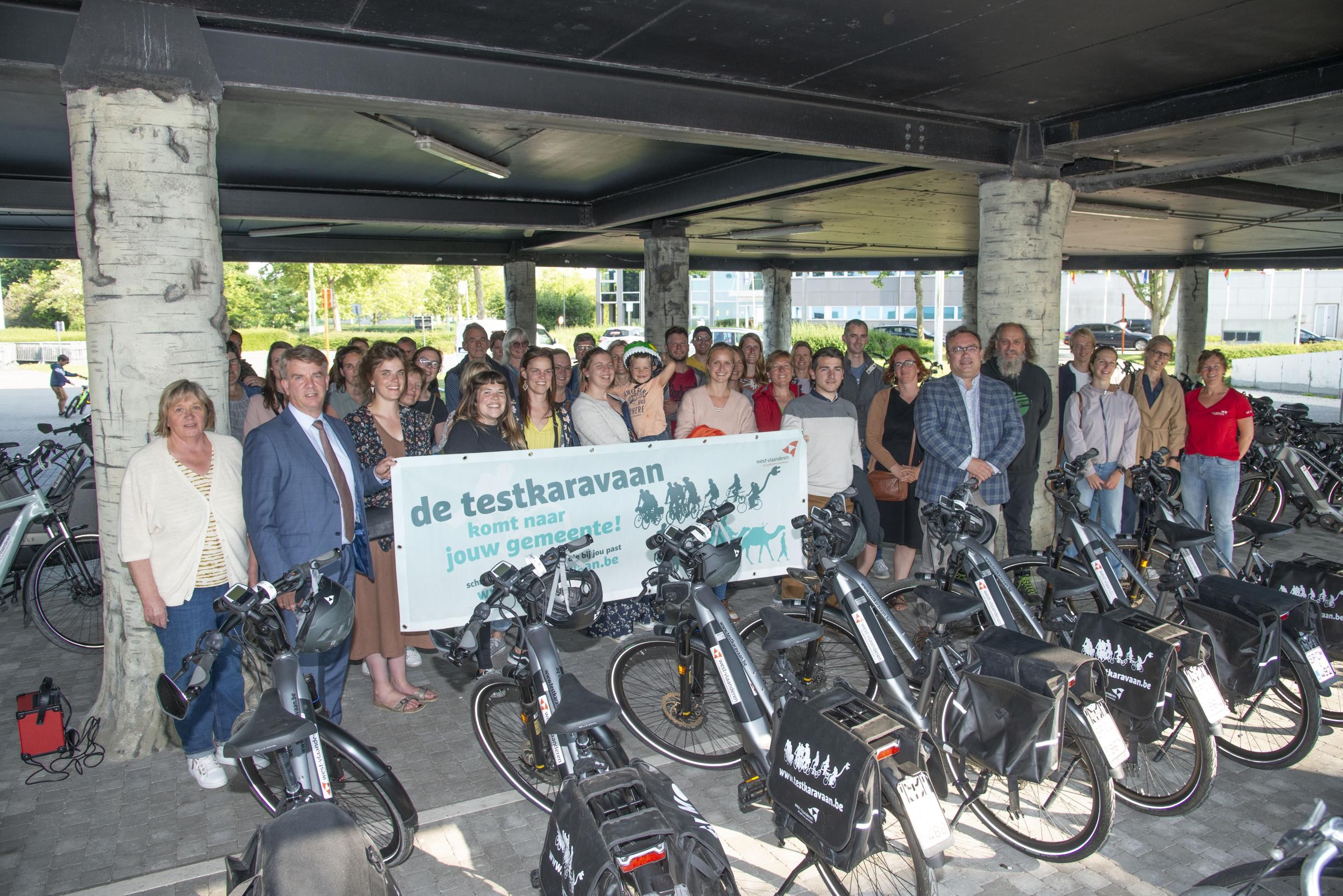 Inwoners kunnen gratis elektrische fietsen testen | Nieuwsblad