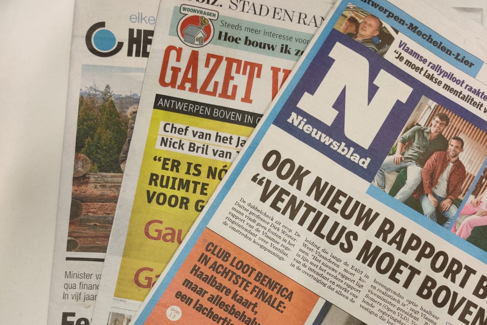 Krant te laat of niet ontvangen? Meld het ons | Nieuwsblad