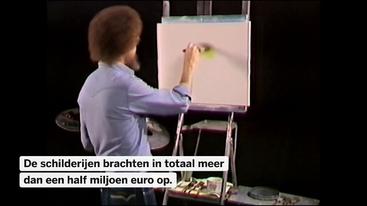 Schilderijen van cultfiguur Bob Ross verkocht voor meer dan half ...