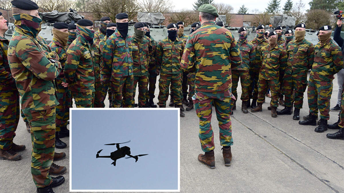 Afgelopen nacht en zaterdag drones waargenomen boven legerbasis van ...