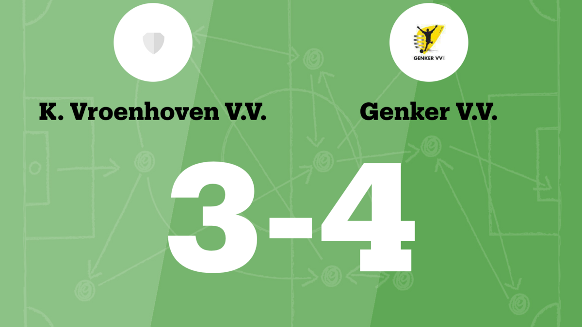 Genk VV B wint uit van Vroenhoven VV | Nieuwsblad