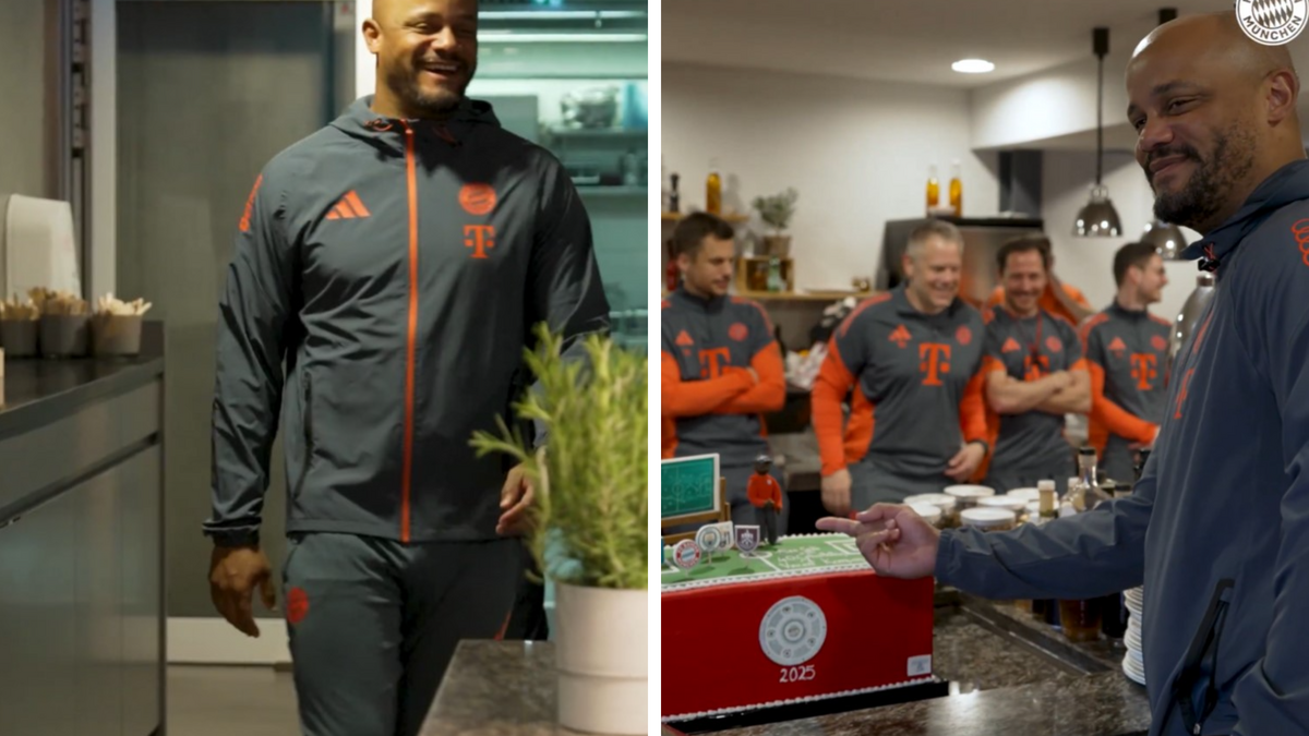 VIDEO. Met een big smile en in het gezelschap van zijn vader: Bayern ...