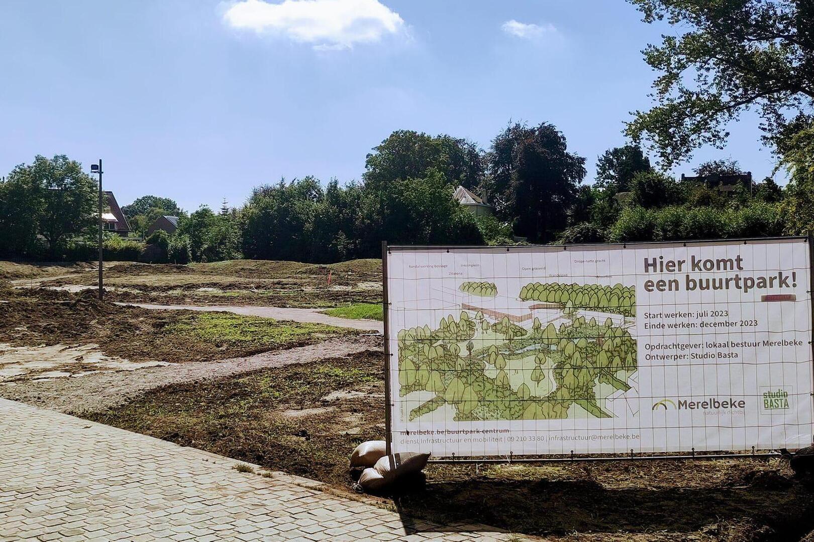 Nieuw buurtpark wordt aangelegd in centrum Merelbeke: “Een ...