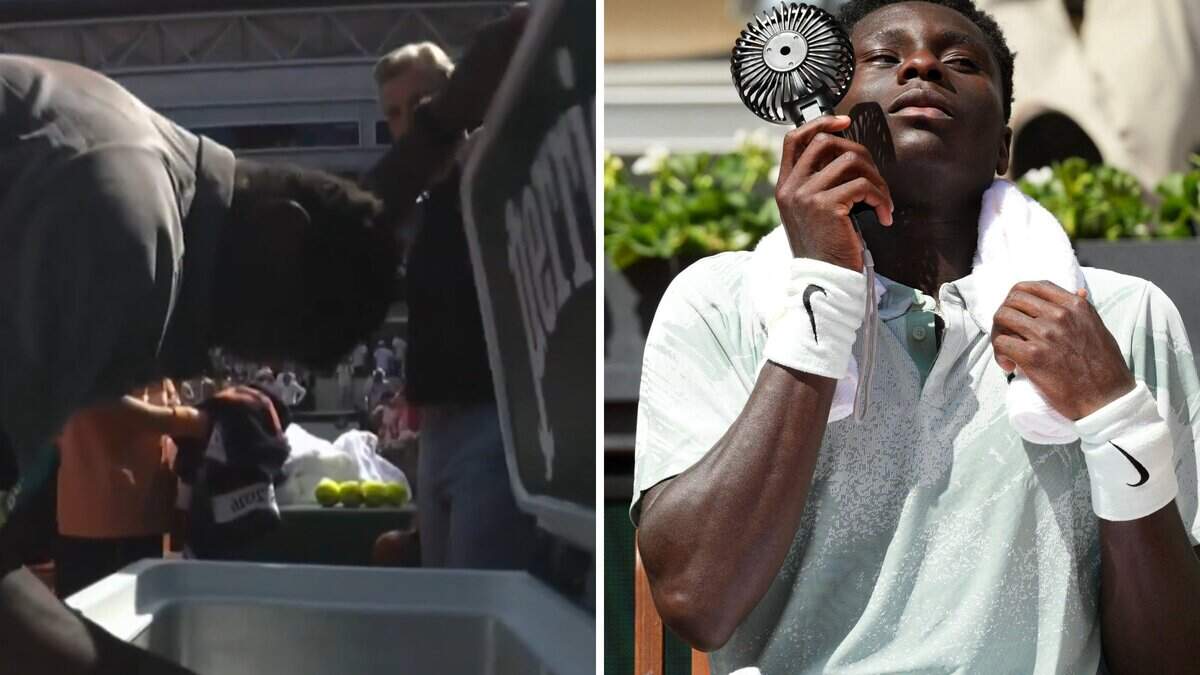 En of het warm is op Roland Garros: Fransman steekt na wedstrijd van ...